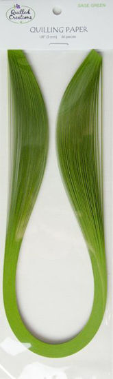 Sage Green Quilling Paper (1/8") | Quilled Creations Quilling Supplies