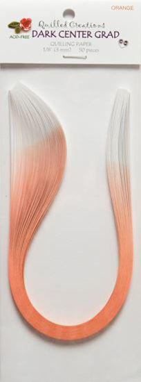 Orange Dark Center Graduated Quilling Paper (1/8") | Quilled Creations ...